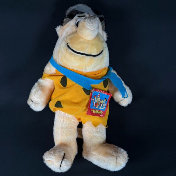 Toys | Vintage Fred Flintstone Hannabarbera The Flintstones Plush Doll ...